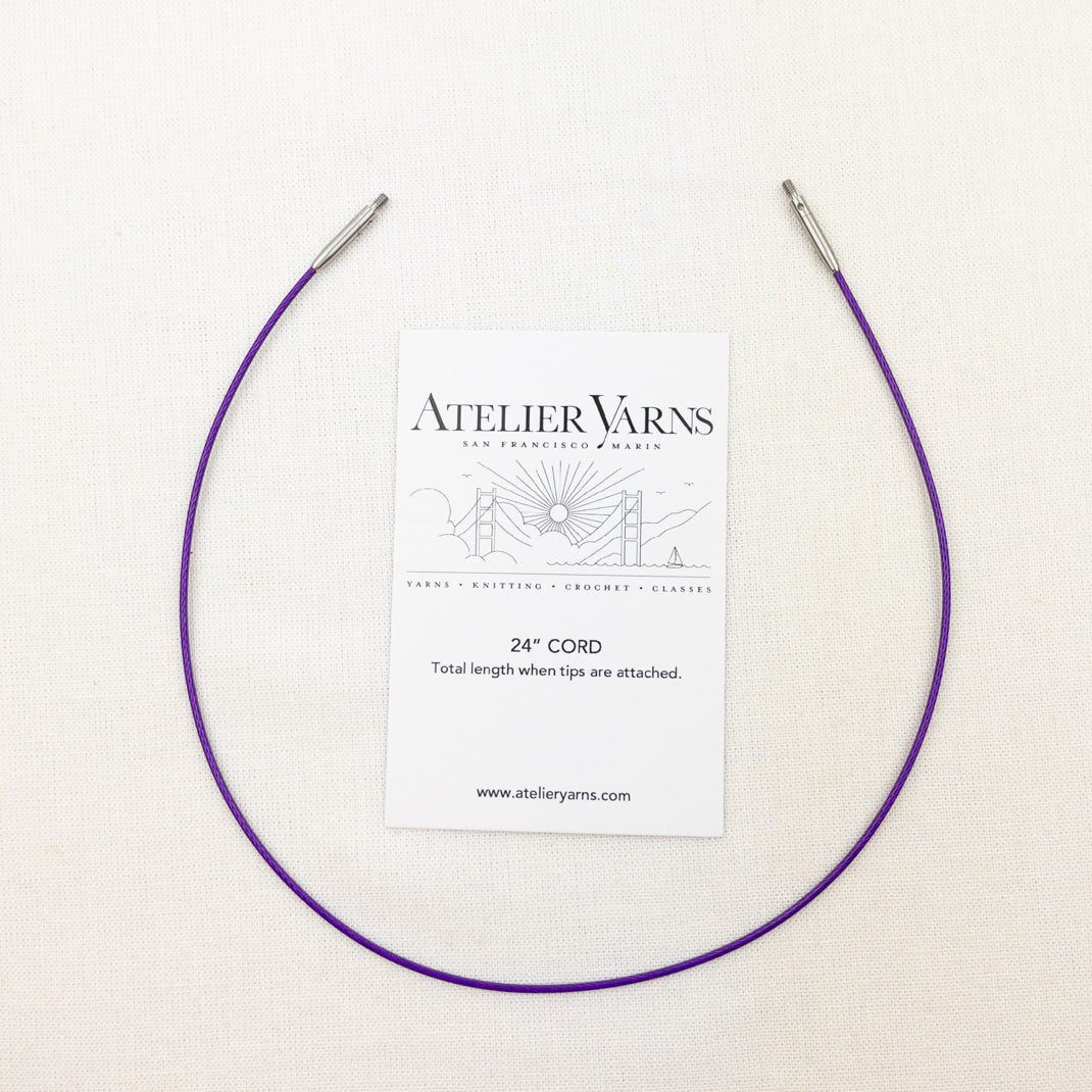 Atelier Interchangeable Stainless Steel Swivel Cords – ATELIER YARNS