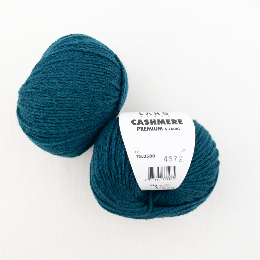 Vincent Hat Knitting Kit | Lang Yarns Cashmere Premium & Knitting Patt ...