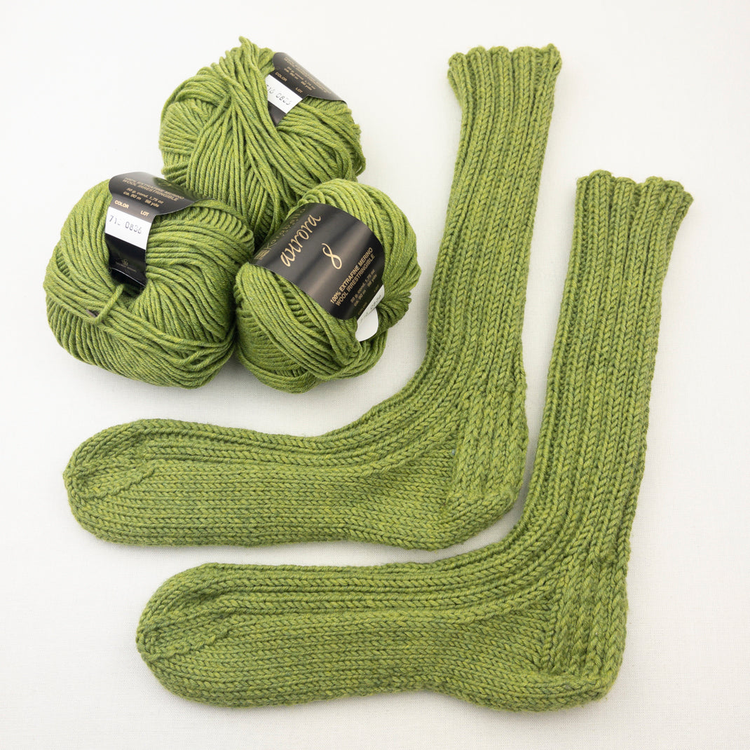 Atelier Worsted Weight Socks Knitting Kit | Karabella Aurora 8 & Knitt ...