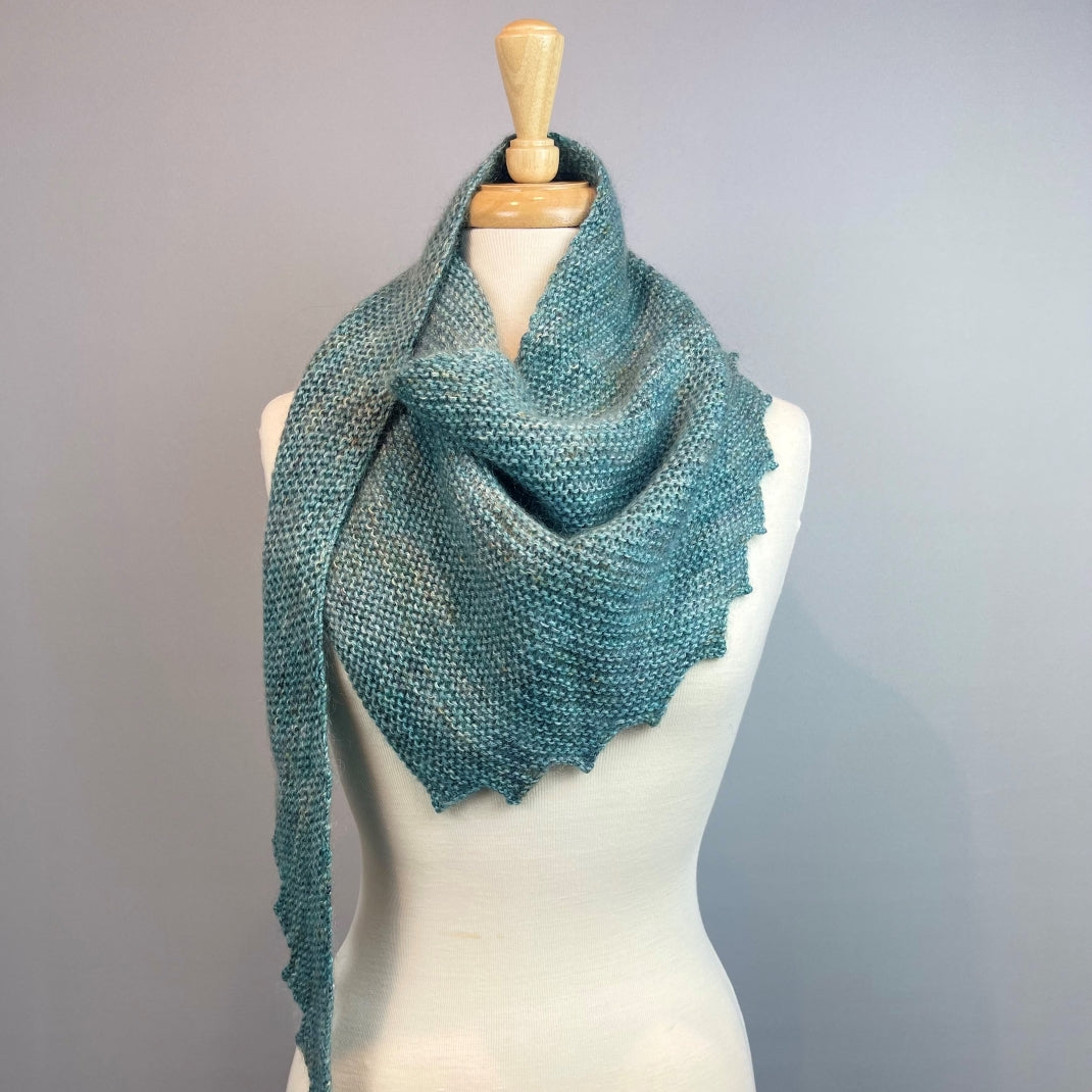 Hitchhiker Knitting Kit | Madelinetosh Pashmina & Rowan Kidsilk Haze ...