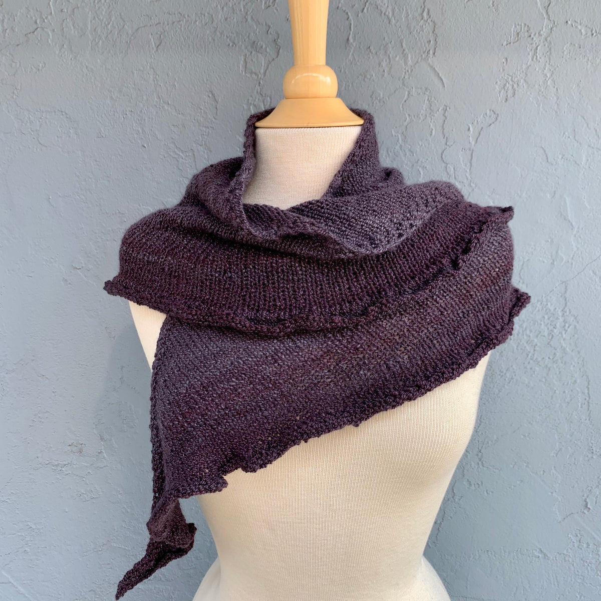 Tanglewood Ruffled Shawlette Knitting Kit | Tanglewood Cashmere & Knit ...