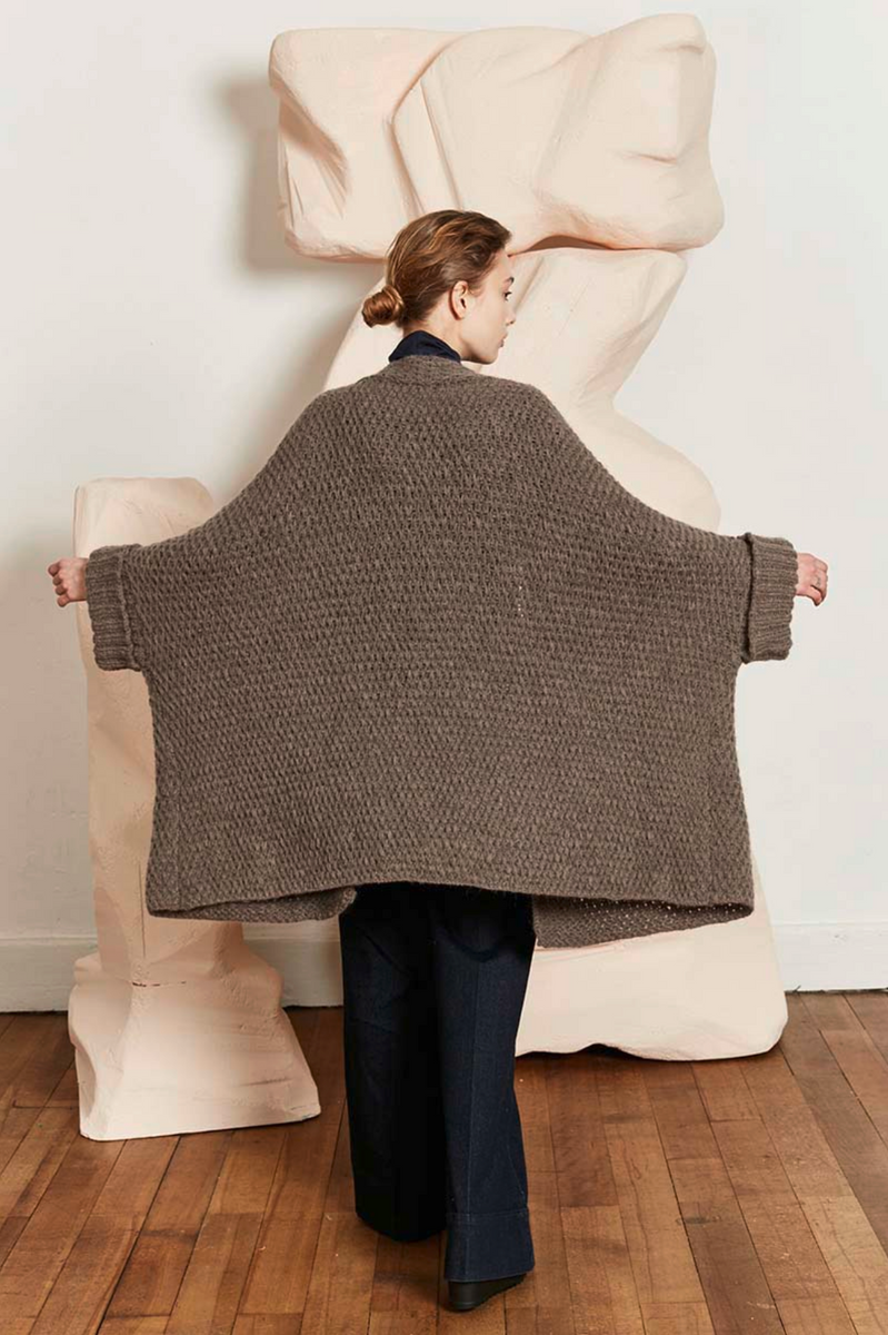 Oversized Jacket Knitting Kit | Lang Yarns Malou Light & Knitting Patt ...